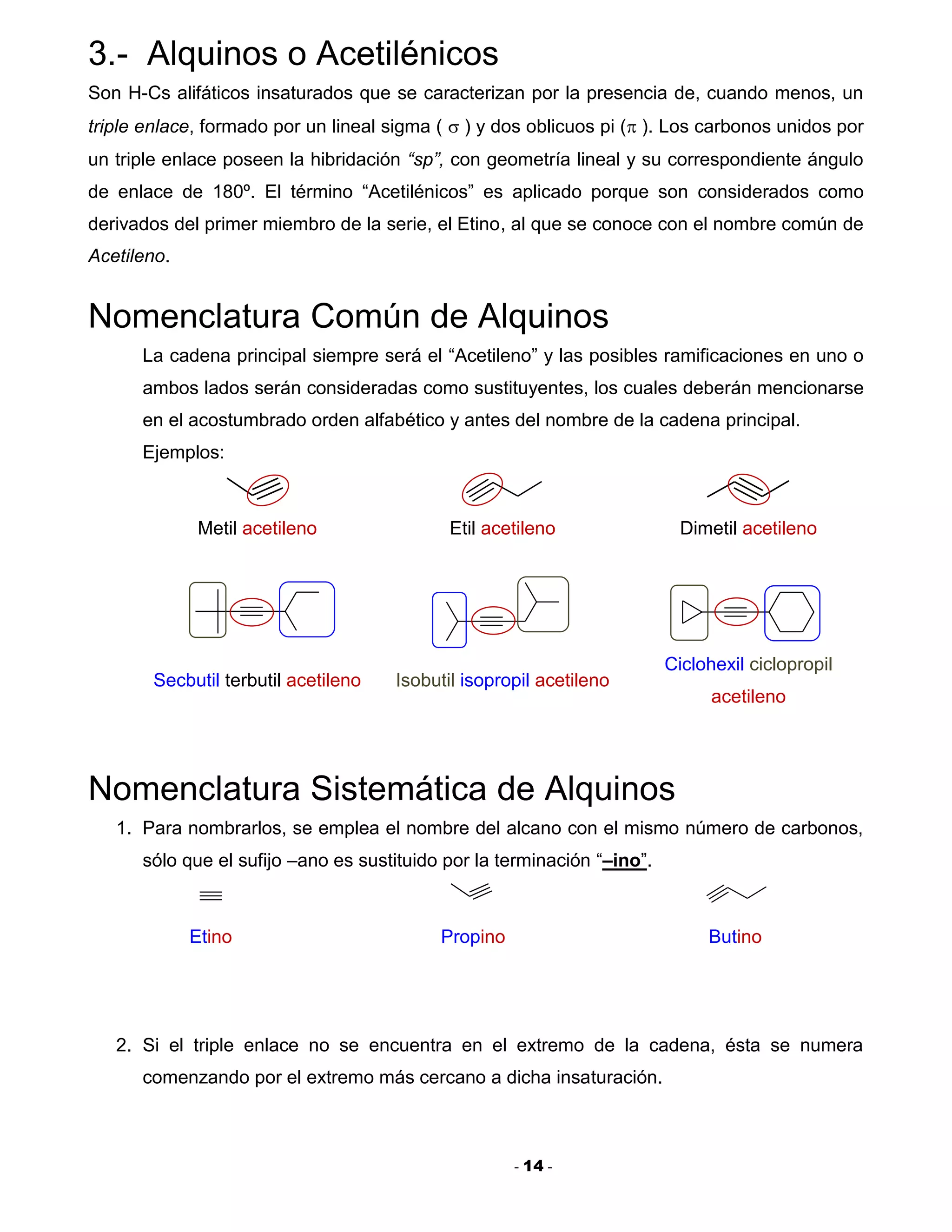 Nomenclatura de hidrocarburos alifaticos | PDF