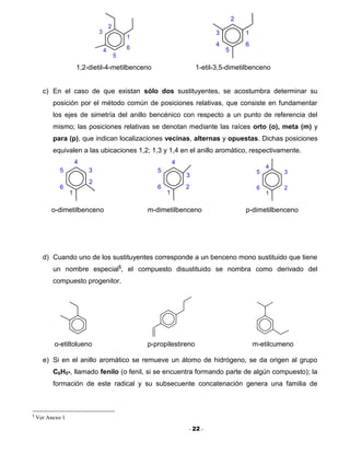 Nomenclatura de hidrocarburos recomendaciones de la iupac 2004 | PDF