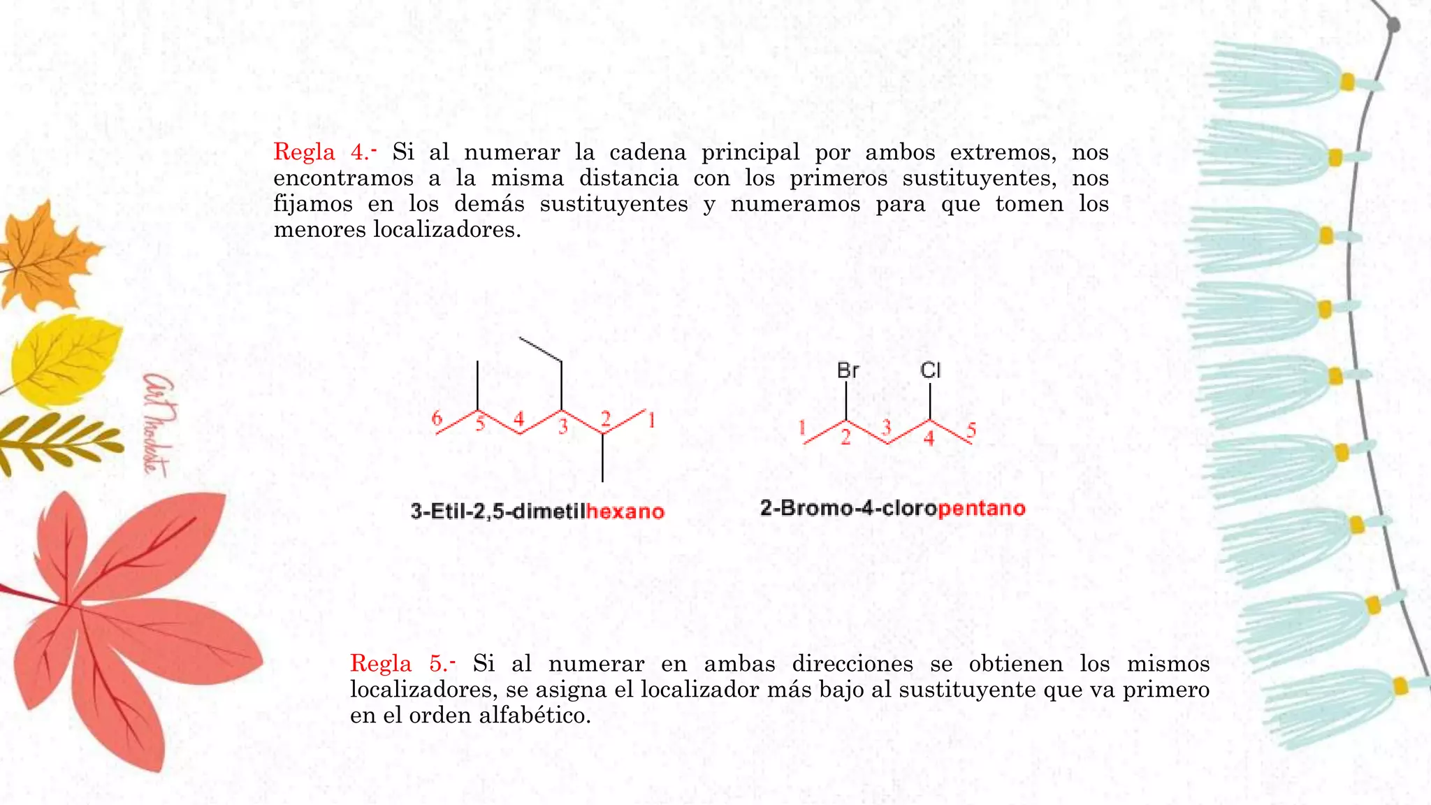 Nomenclatura de los alcanos | PPTX