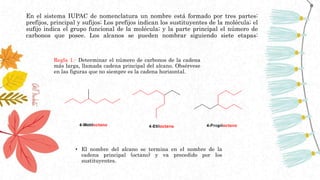 Nomenclatura de los alcanos | PPTX