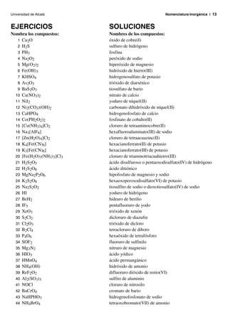 Nomenclatura de quimica inorganica (2) | PDF
