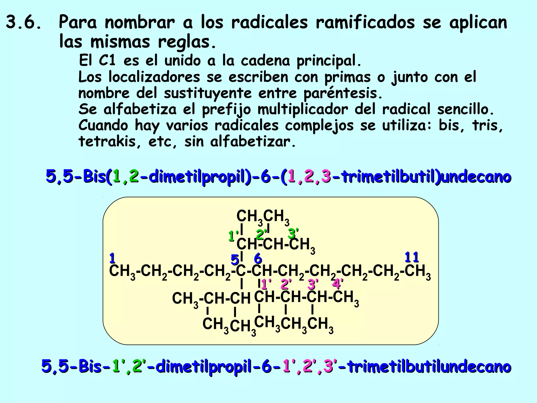 Nomenclatura HC alifaticos | PPT