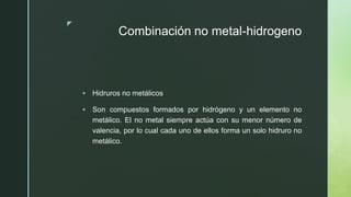 Nomenclatura hidruros | PDF