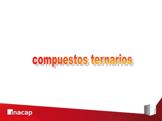 NOMENCLATURA INORGANICA QUIMICA INORGANICA.ppt