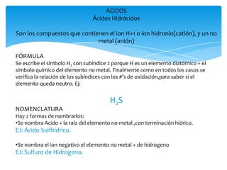 Nomenclatura inorganica original | PPTX