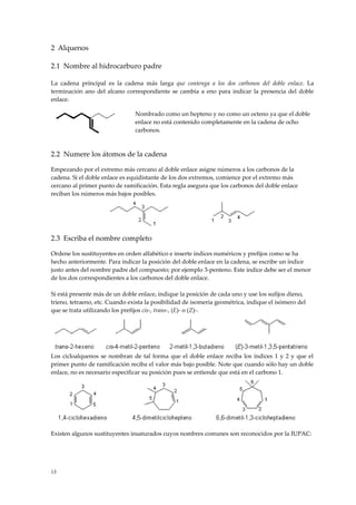 Nomenclatura Iupac1 Alcanos | DOC