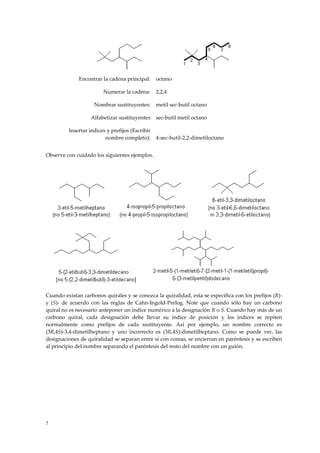 Nomenclatura Iupac1 Alcanos | DOC