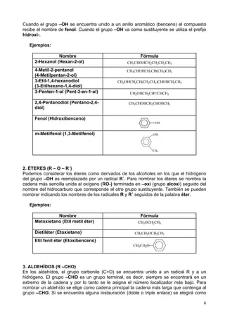 Nomenclatura organica | PDF