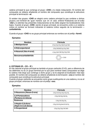 Nomenclatura organica | PDF