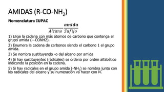 Nomenclatura de Grupos funcionales Orgánicos | PPTX