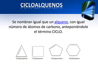 Nomenclatura Orgánica Básica: Alquenos | PPTX