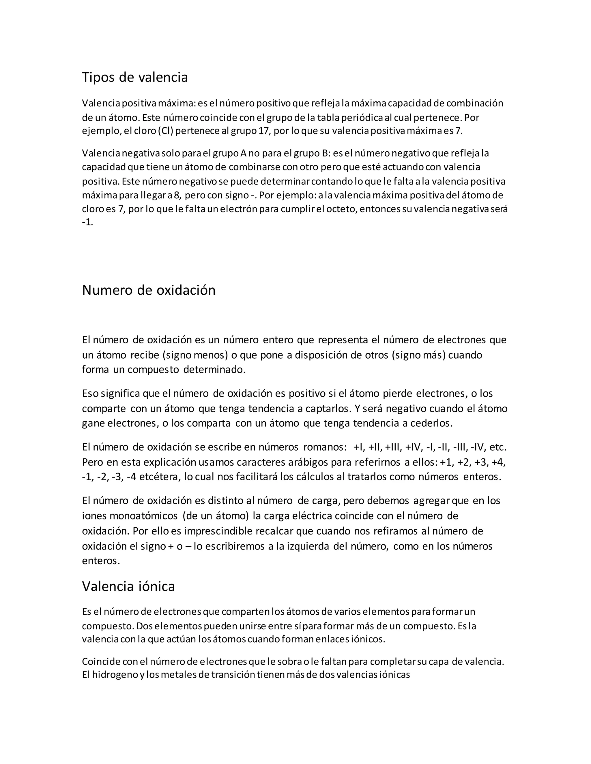 Nomenclatura quimica | DOCX