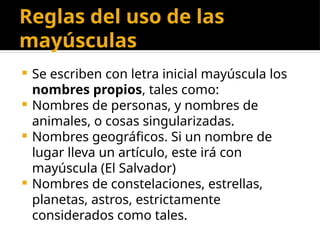 NOMENCLATURA Y USO DE LAS LETRAS MAYUSCULAS.pptx