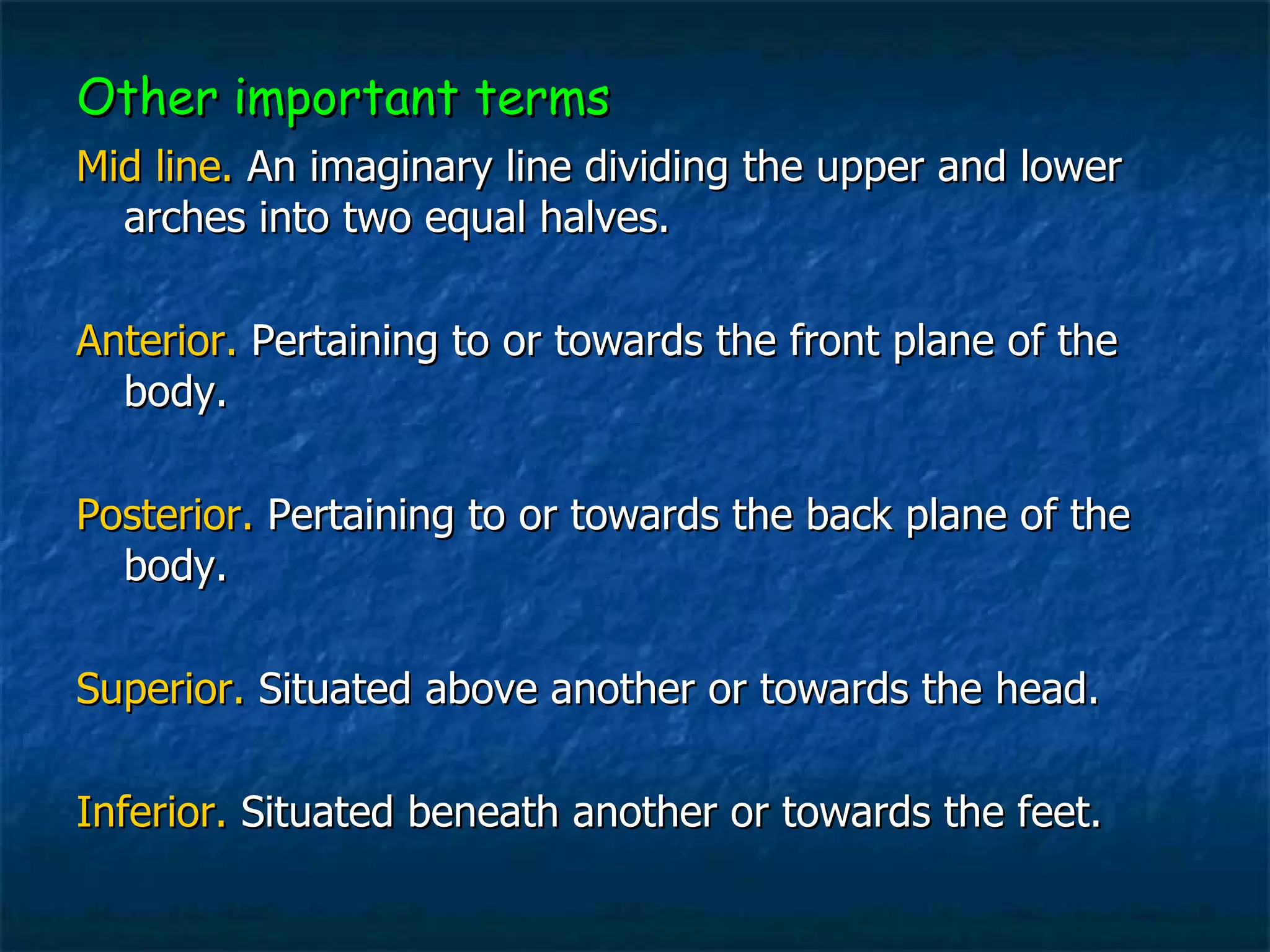 Dental Terminology | PPT
