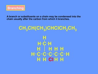 Nomenclature | PPT | Chemistry | Science