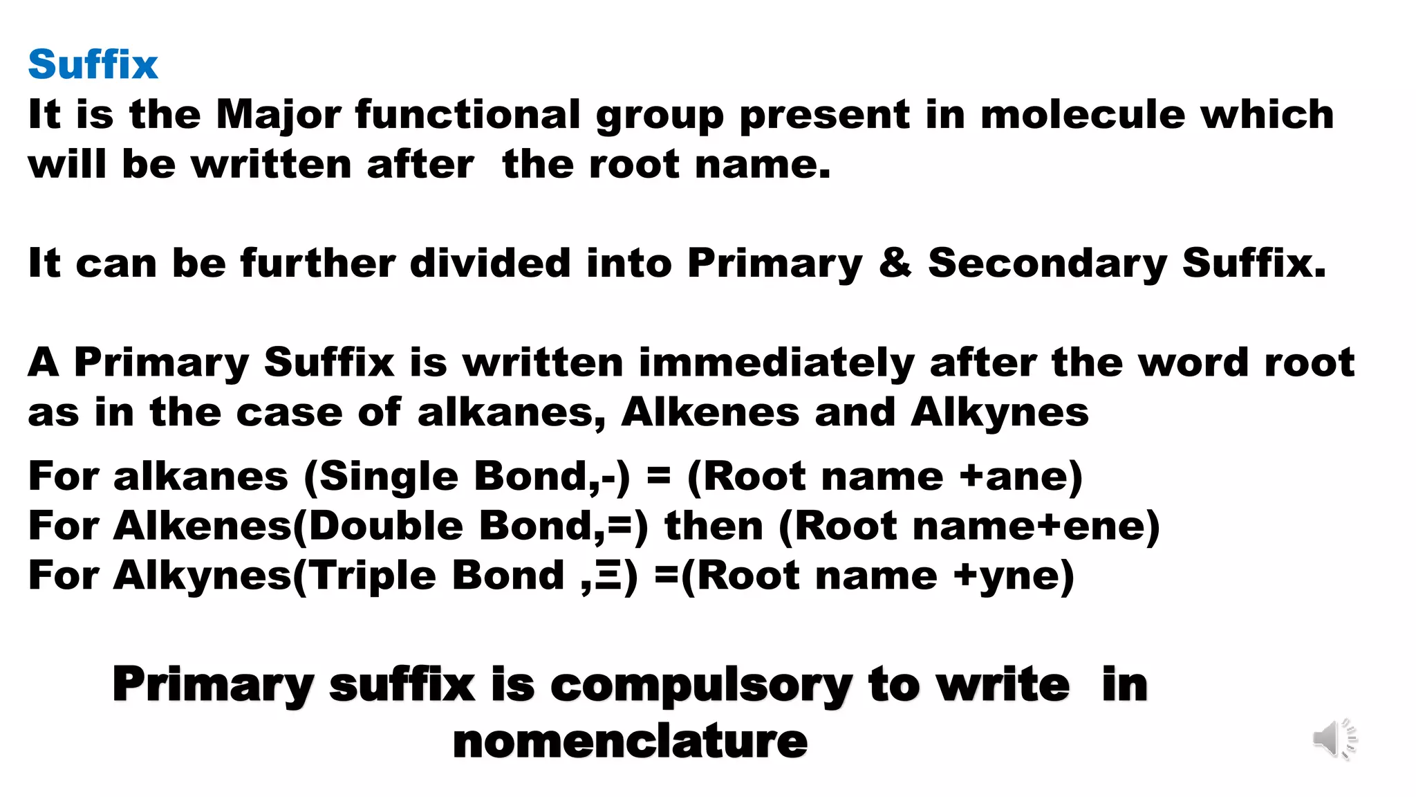 IUPAC Nomenclature of Organic compounds | PPTX