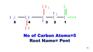 IUPAC Nomenclature of Organic compounds | PPTX