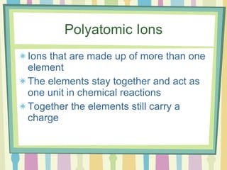 Nomenclature Bonding Part 2 | PPT