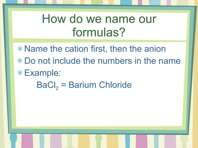 Nomenclature Bonding Part 2 | PPT | Chemistry | Science