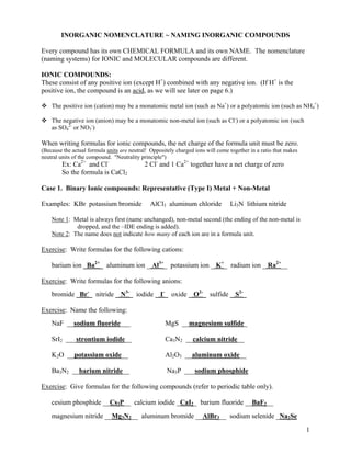 Nomenclature handout | PDF