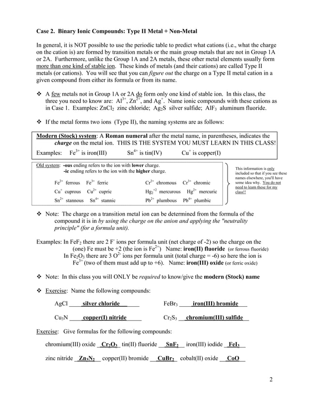 Nomenclature handout | PDF