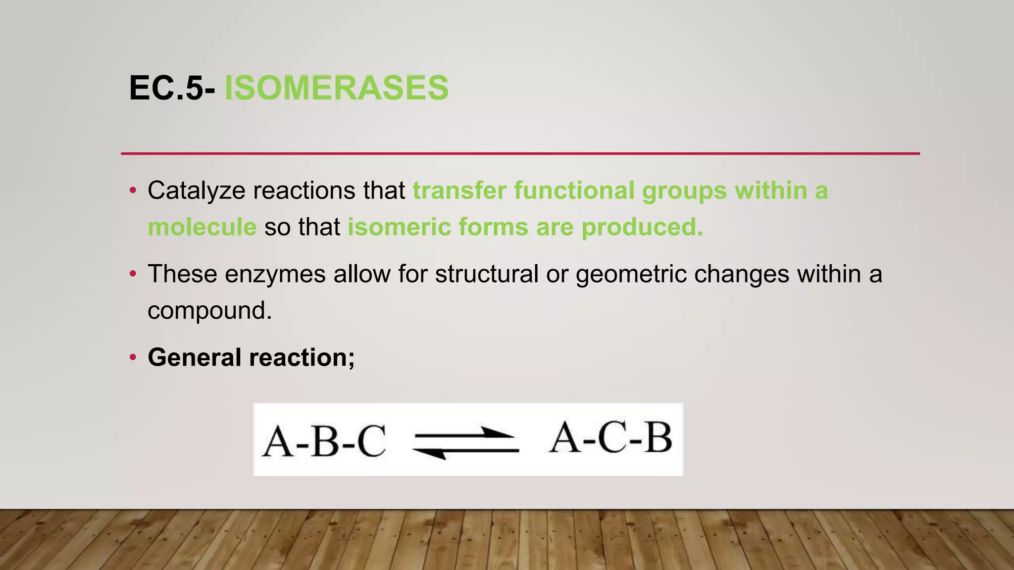 Nomenclature and Classification of enzyme | PPTX