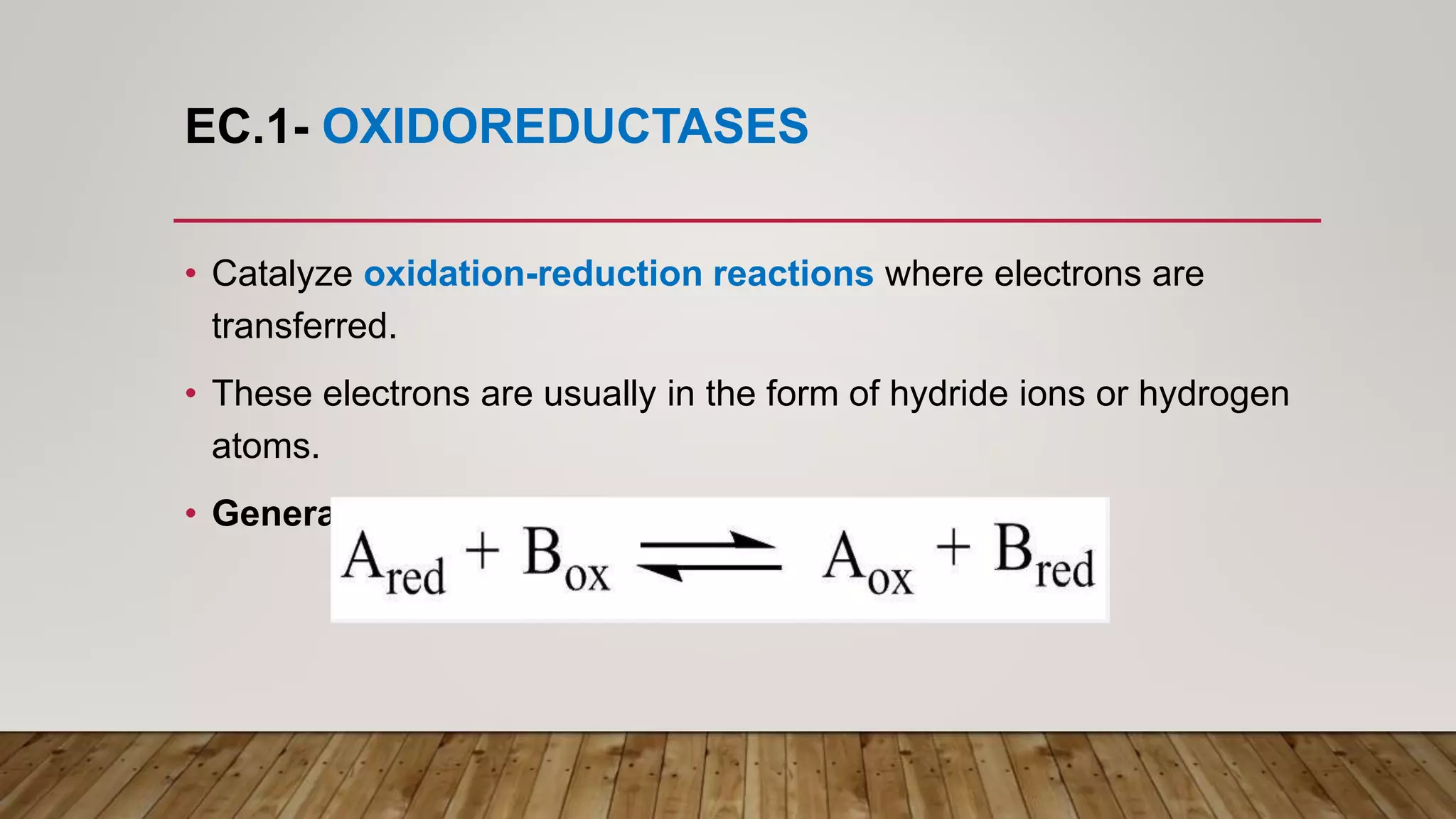 Nomenclature and Classification of enzyme | PPTX | Chemistry | Science