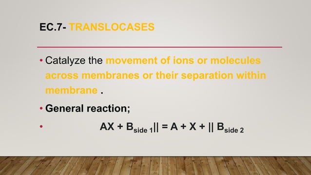 Nomenclature and Classification of enzyme | PPTX | Chemistry | Science
