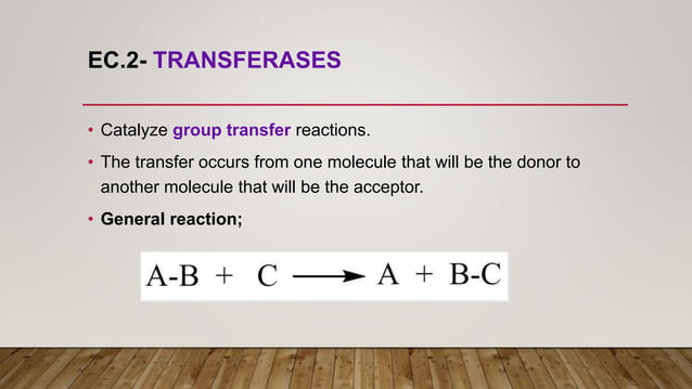 Nomenclature and Classification of enzyme | PPTX | Chemistry | Science