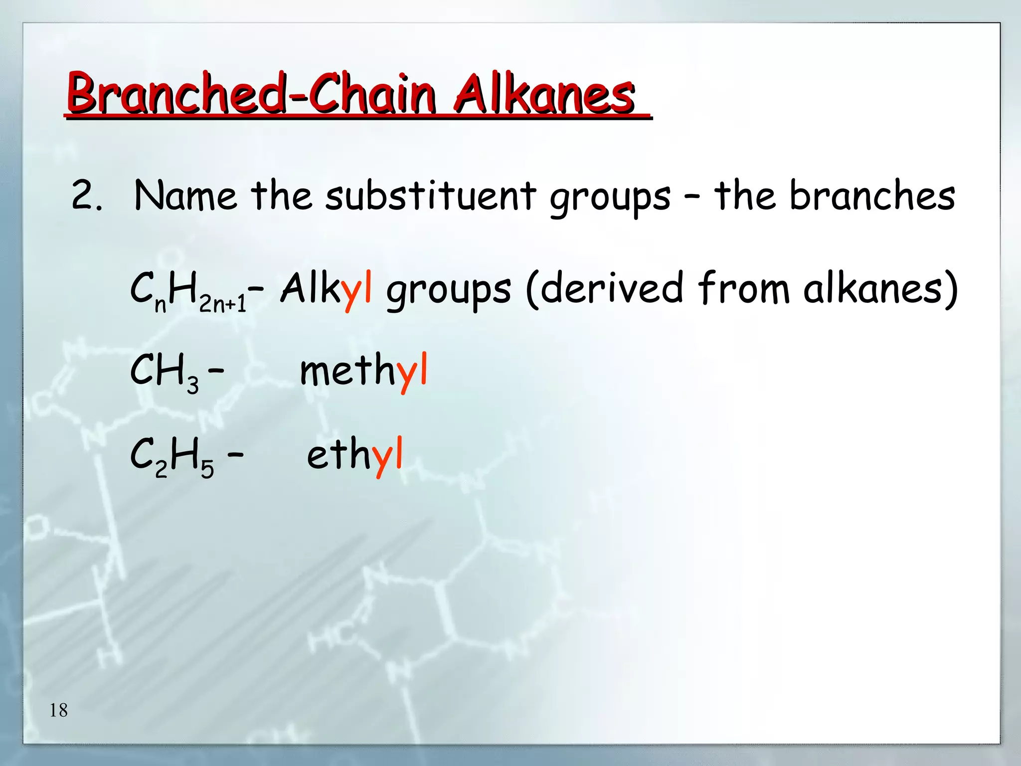 Nomenclature And Introduction Of Major Functional Groups Ppt Chemistry Science