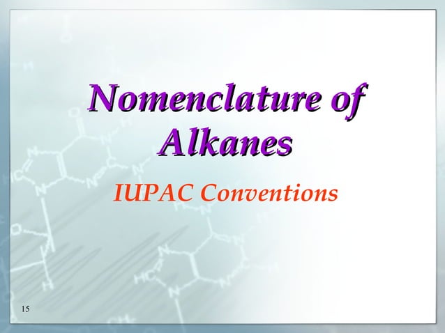 Nomenclature And Introduction Of Major Functional Groups Ppt Chemistry Science