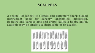nomenclatureandusesofsurgicalinstrumentsandhospitalequipments ...