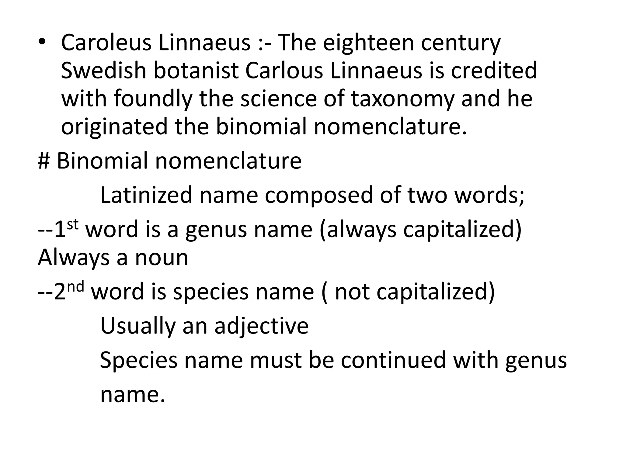 Nomenclature, classification and identification of bacteria by Anil ...