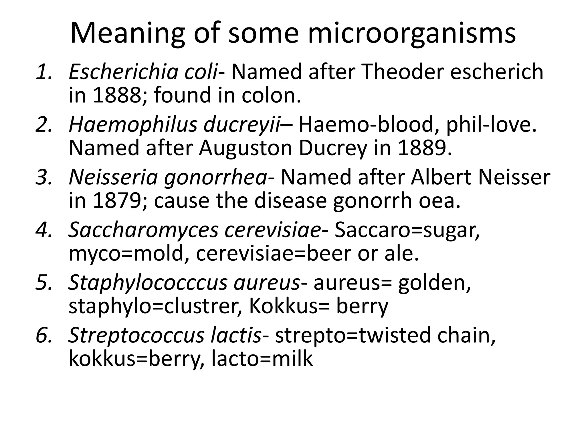Nomenclature, classification and identification of bacteria by Anil ...