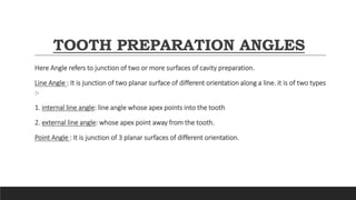 Nomenclature in operative dentistry | PPTX
