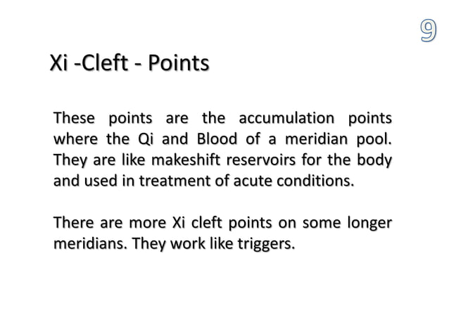 Nomenclature of acu points | PPTX