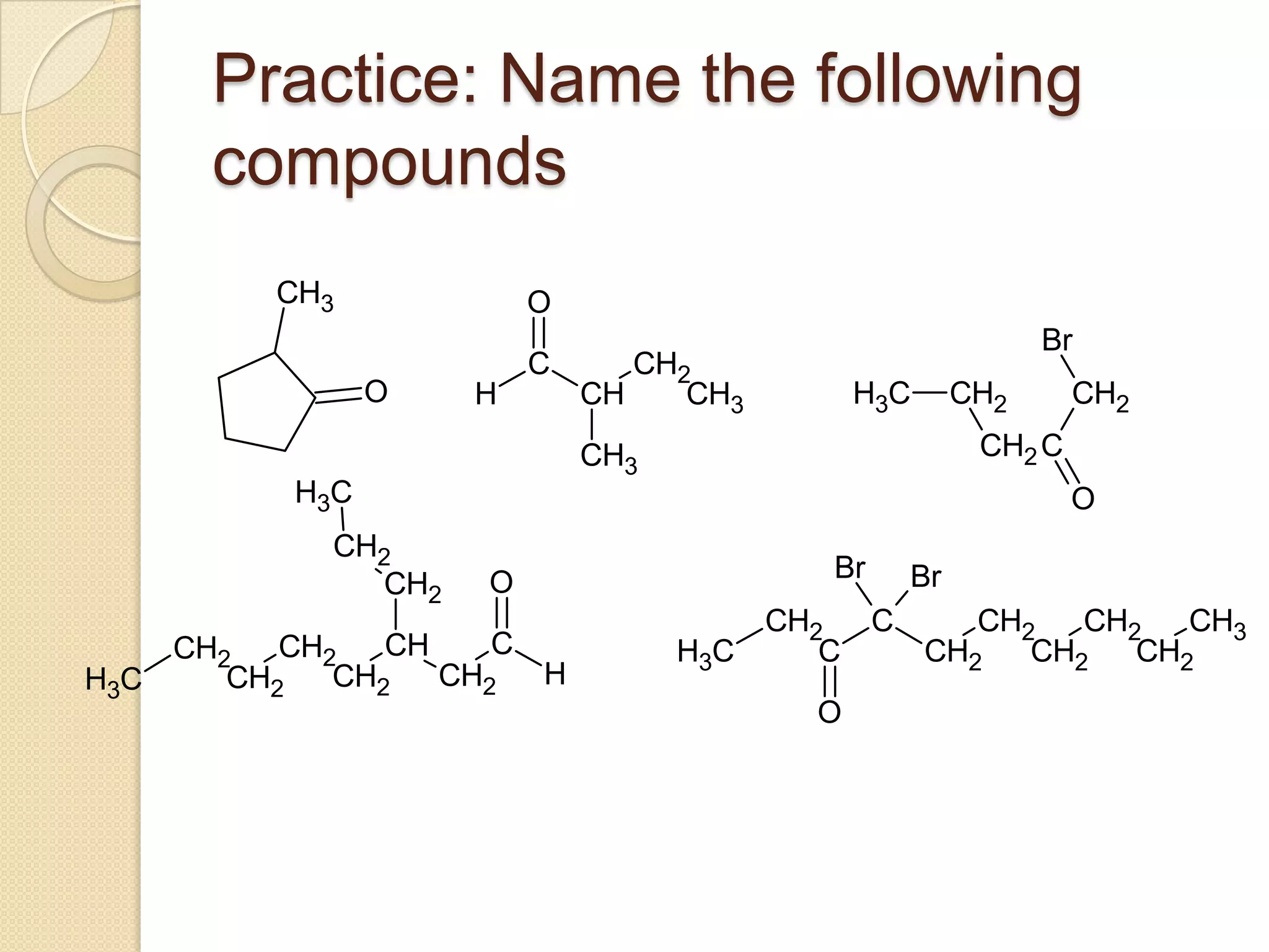Nomenclature of aldehydes and ketones | PPTX