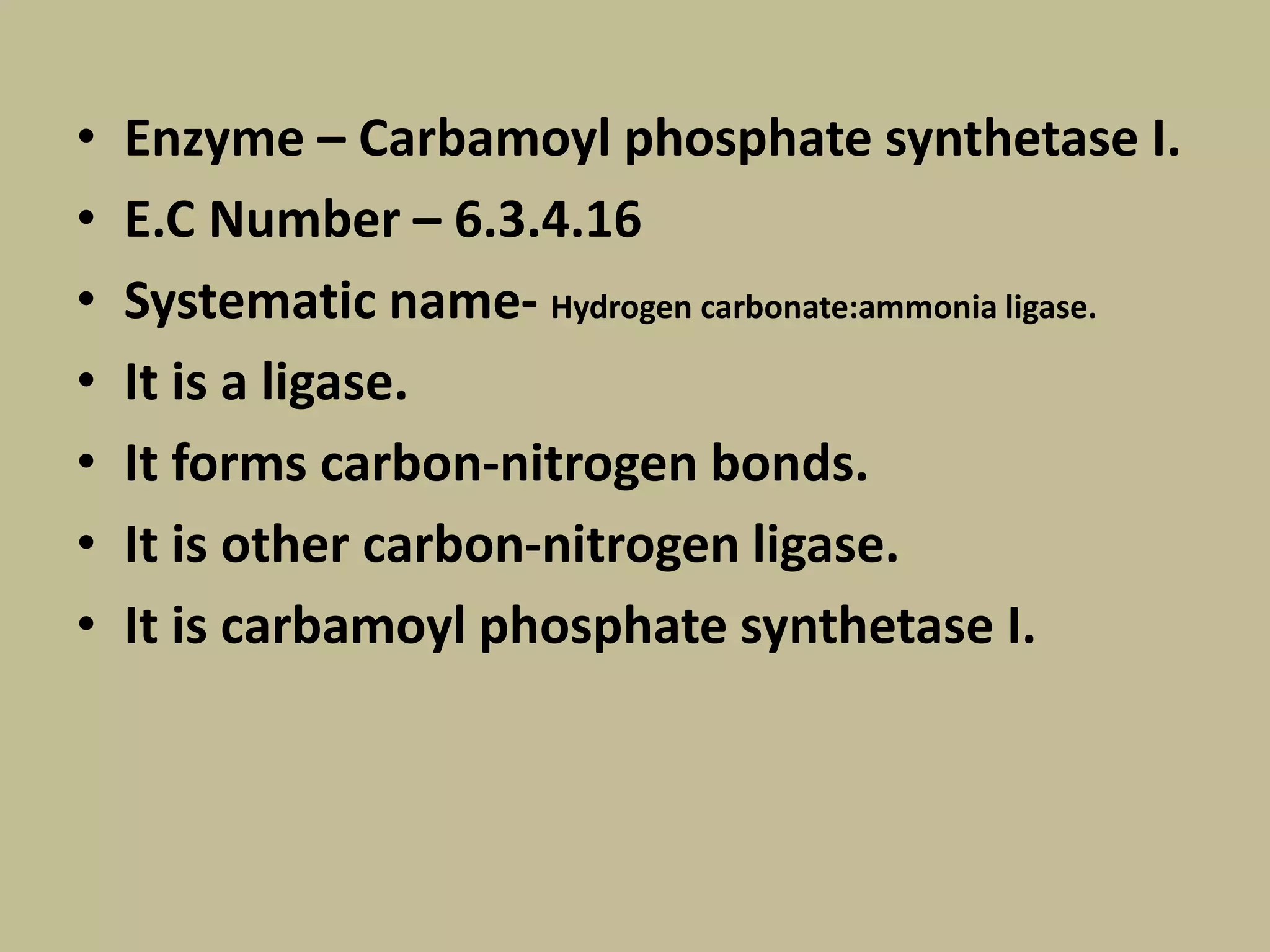 Enzymes involved in UREA CYCLE | PPTX | Chemistry | Science