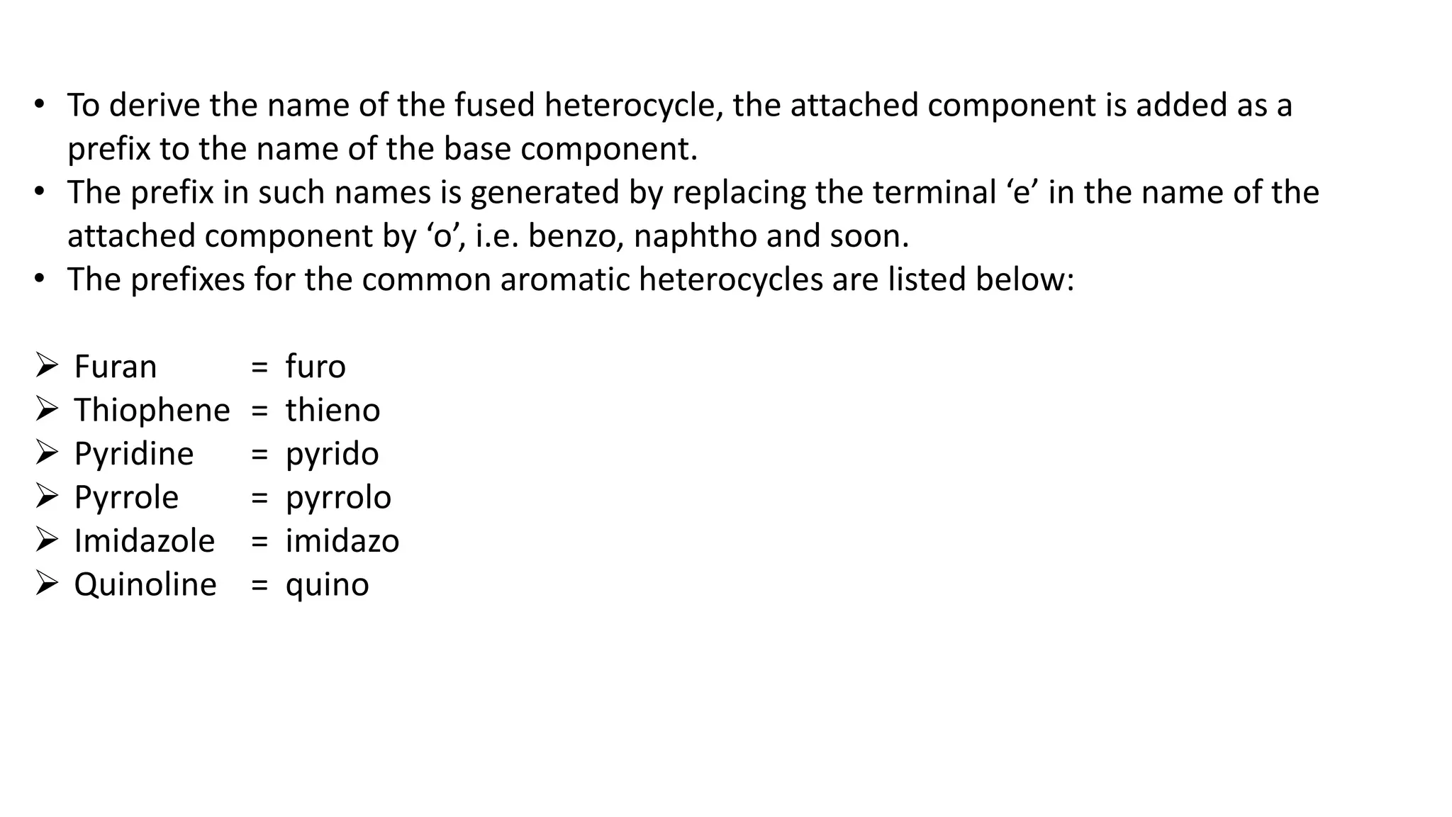 Nomenclature of heterocyclic bicyclic compound | PPTX