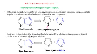 Nomenclature of heterocyclic bicyclic compound | PPTX