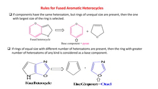 Nomenclature of heterocyclic bicyclic compound | PPTX