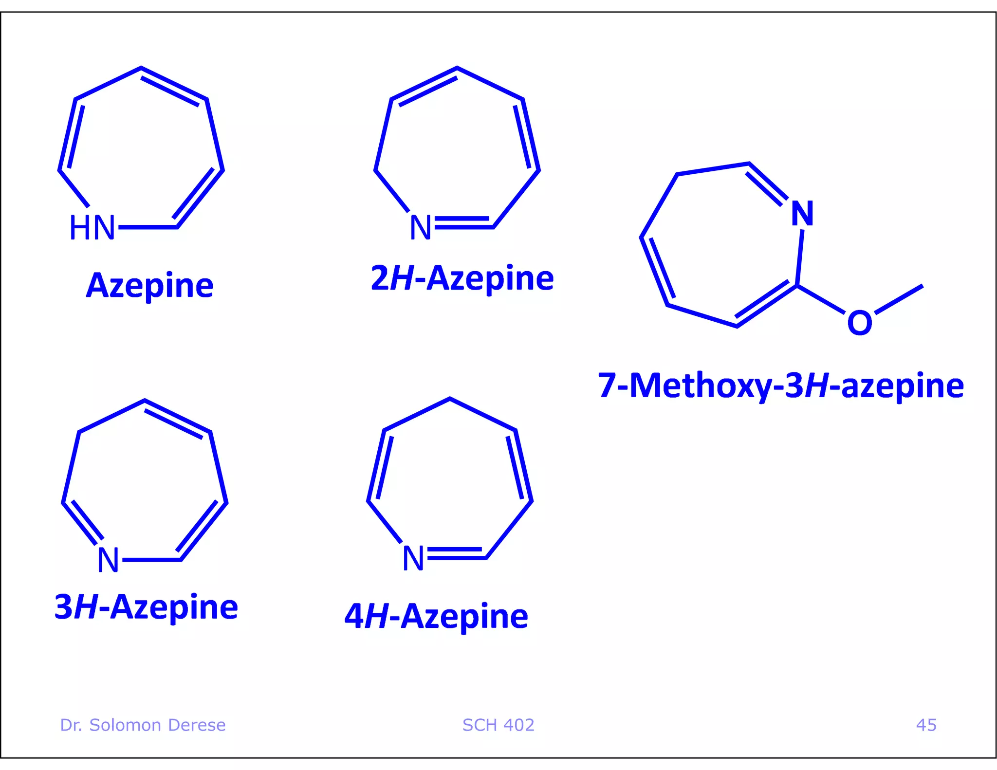 Nomenclature of heterocyclic compounds | PDF