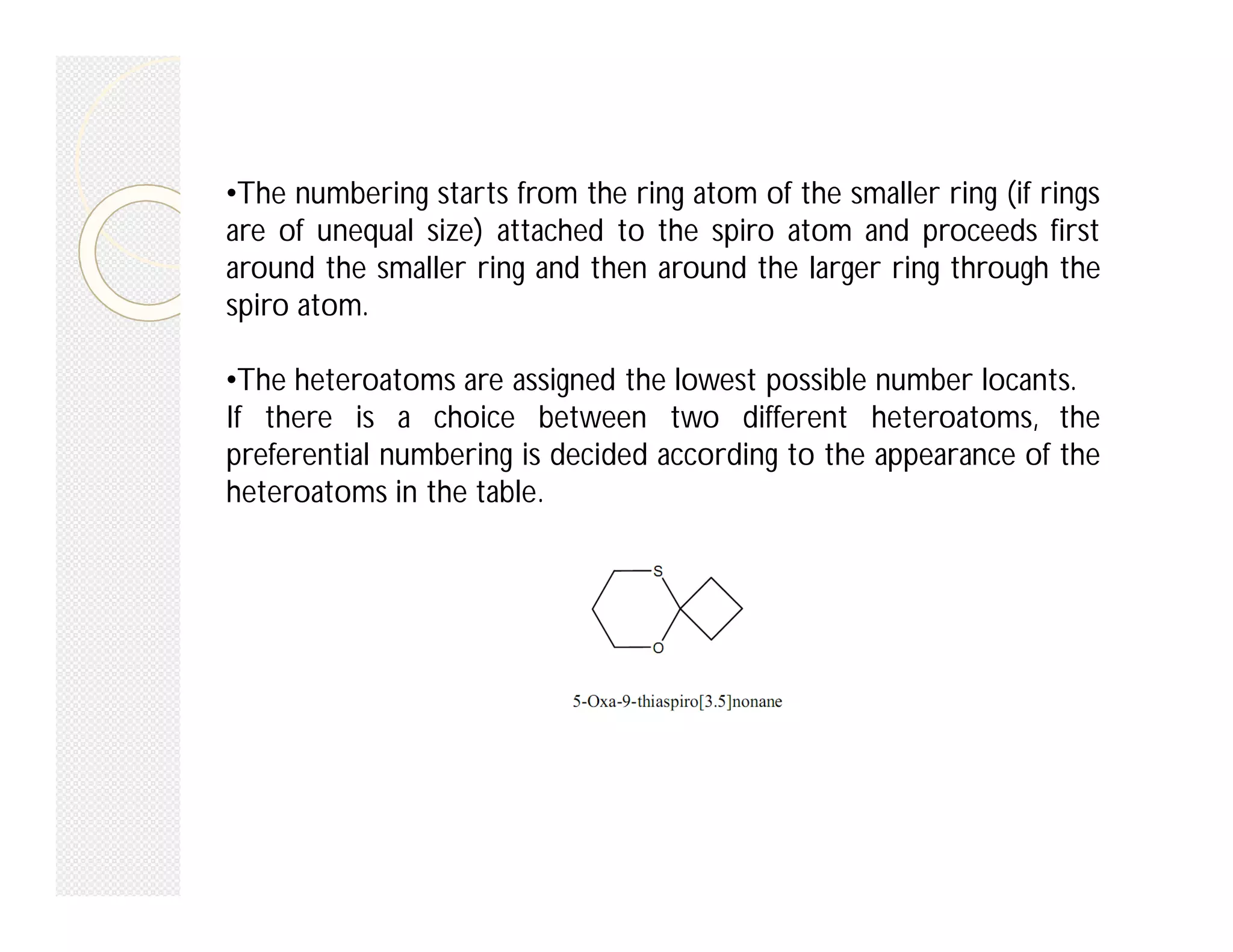 Nomenclature of heterocyclic compounds | PDF