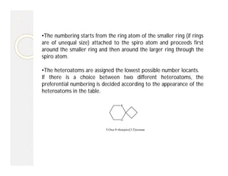 Nomenclature of heterocyclic compounds | PDF