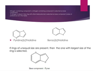 NOMENCLATURE OF HETEROCYLIC COMPOUNDS.pptx