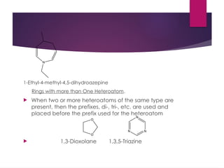NOMENCLATURE OF HETEROCYLIC COMPOUNDS.pptx