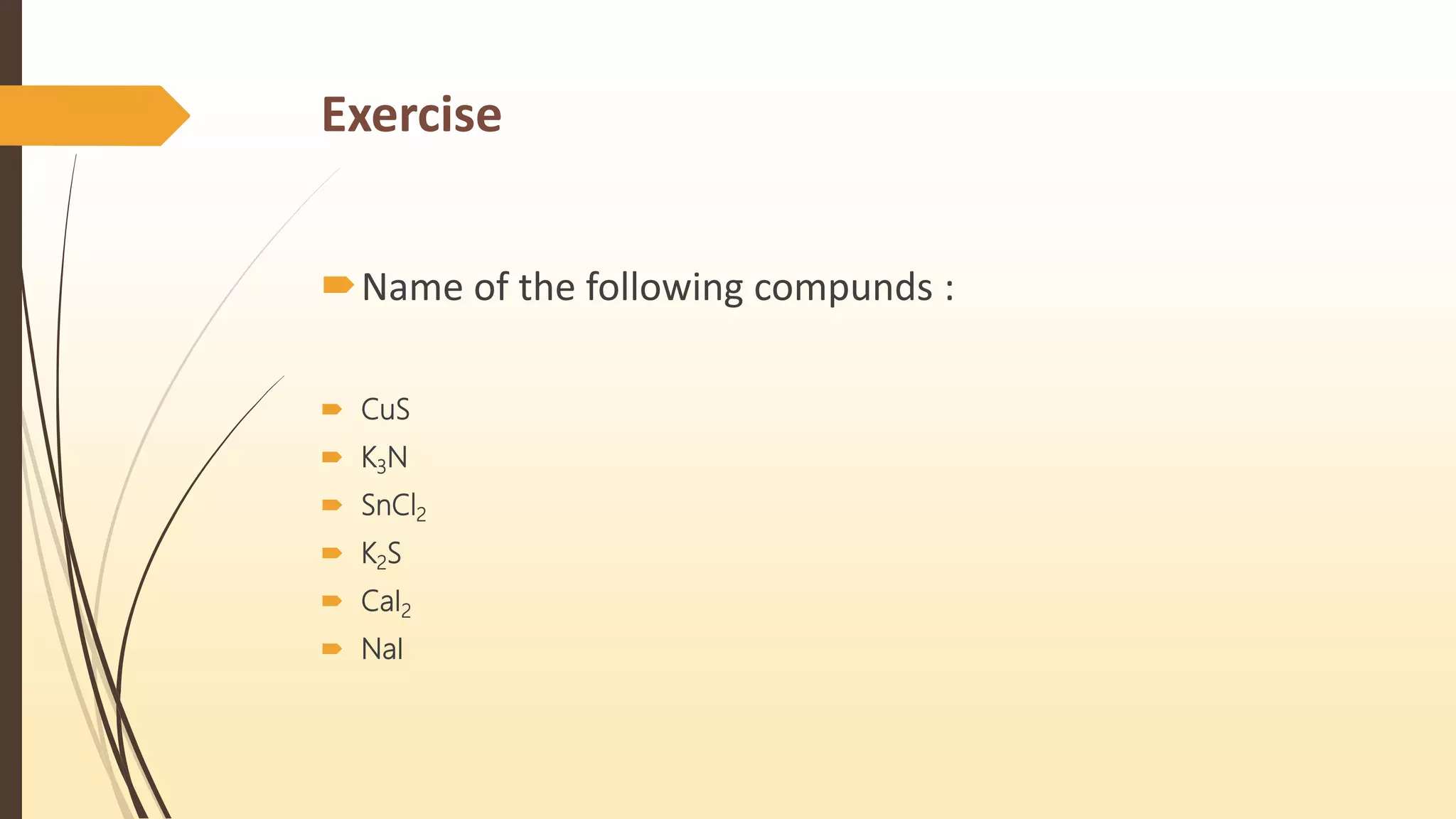 Nomenclature of inorganic Compounds | PPTX