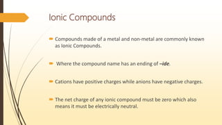 Nomenclature of inorganic Compounds | PPTX