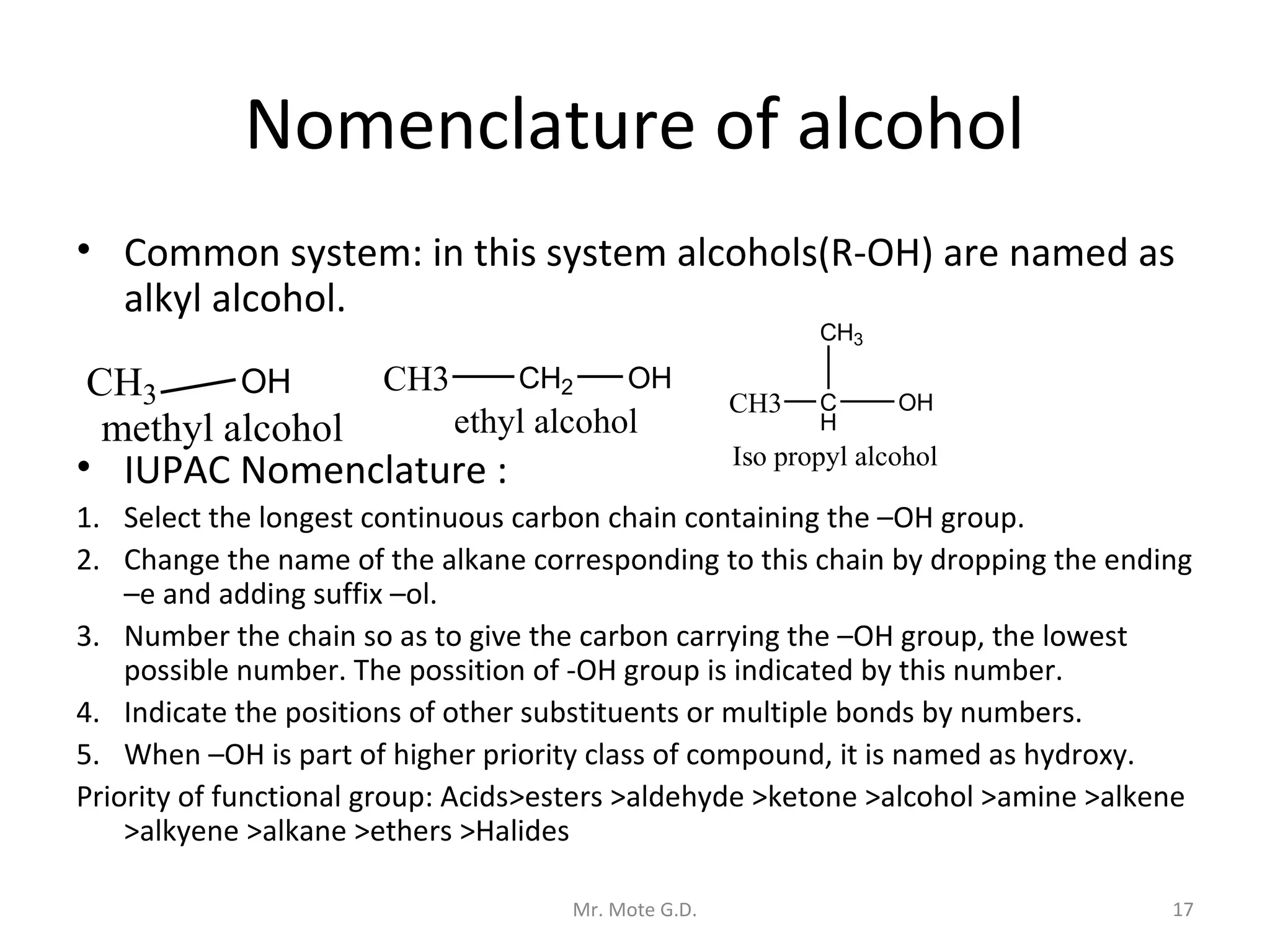 Classification, Nomenclature and structural isomerism of organic ...
