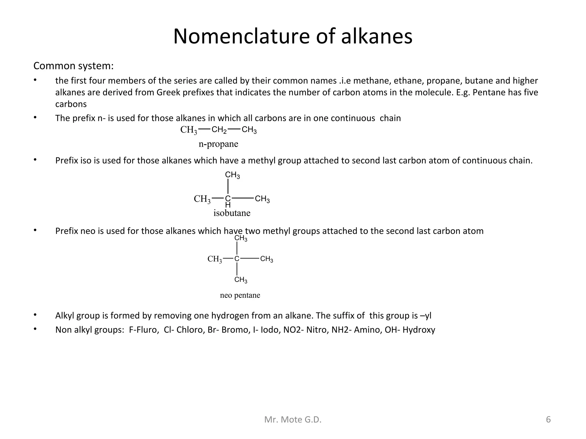 Classification, Nomenclature and structural isomerism of organic ...